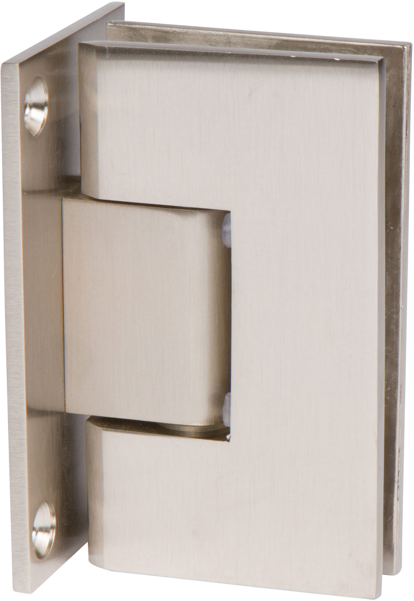 Rockwell Titan Shower Hinge | Full Back | Brushed Nickel